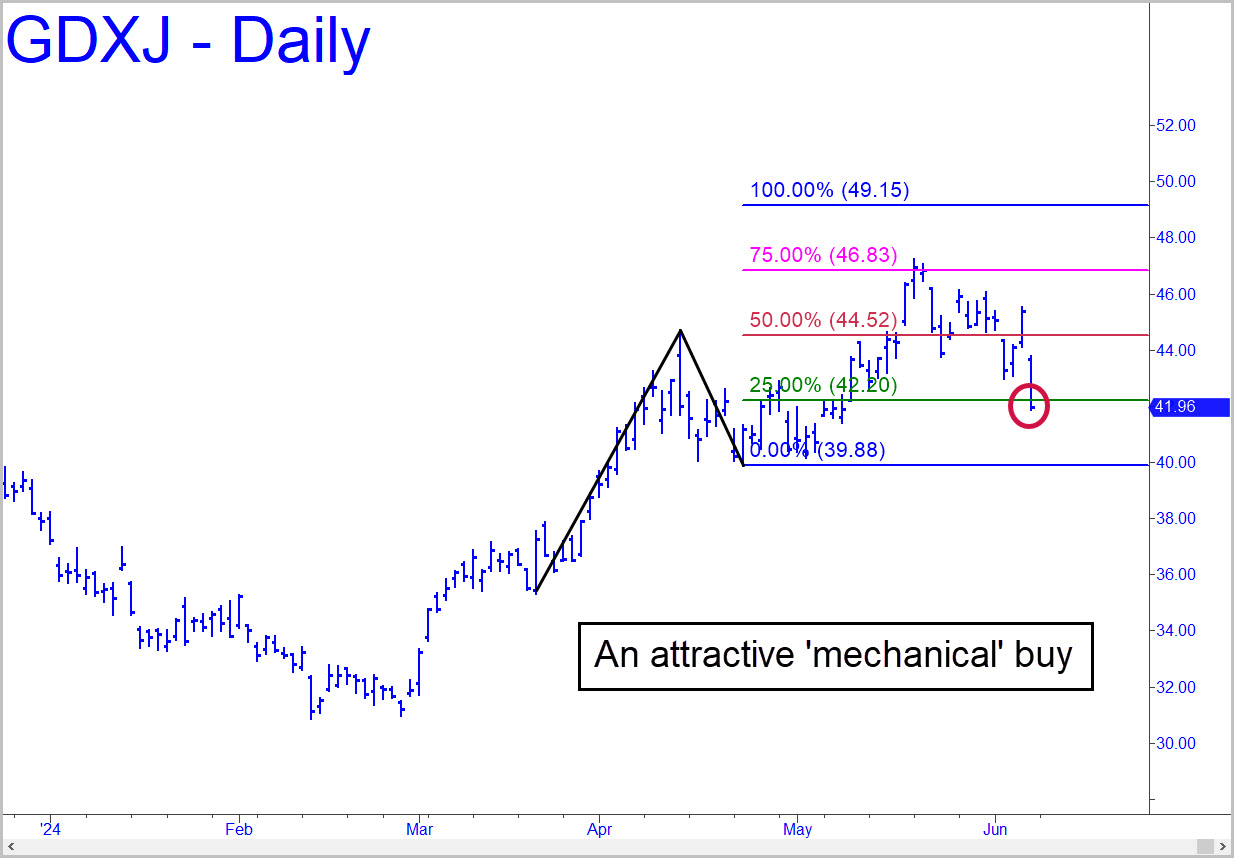 GDXJ - Junior Gold Miner ETF (Last:41.06) - Ricks Picks